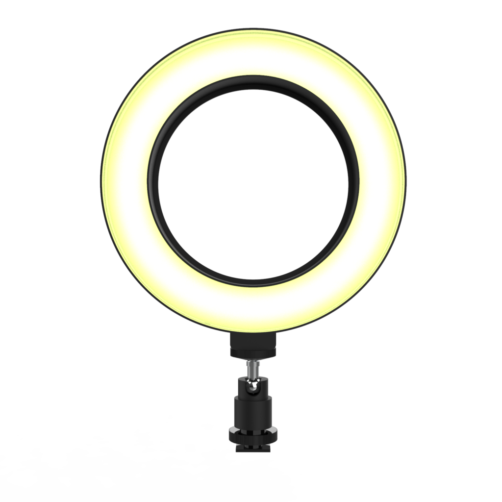 On-Camera Ring Light with Hot Shoe Mount, Camera Video Lights for Canon ...